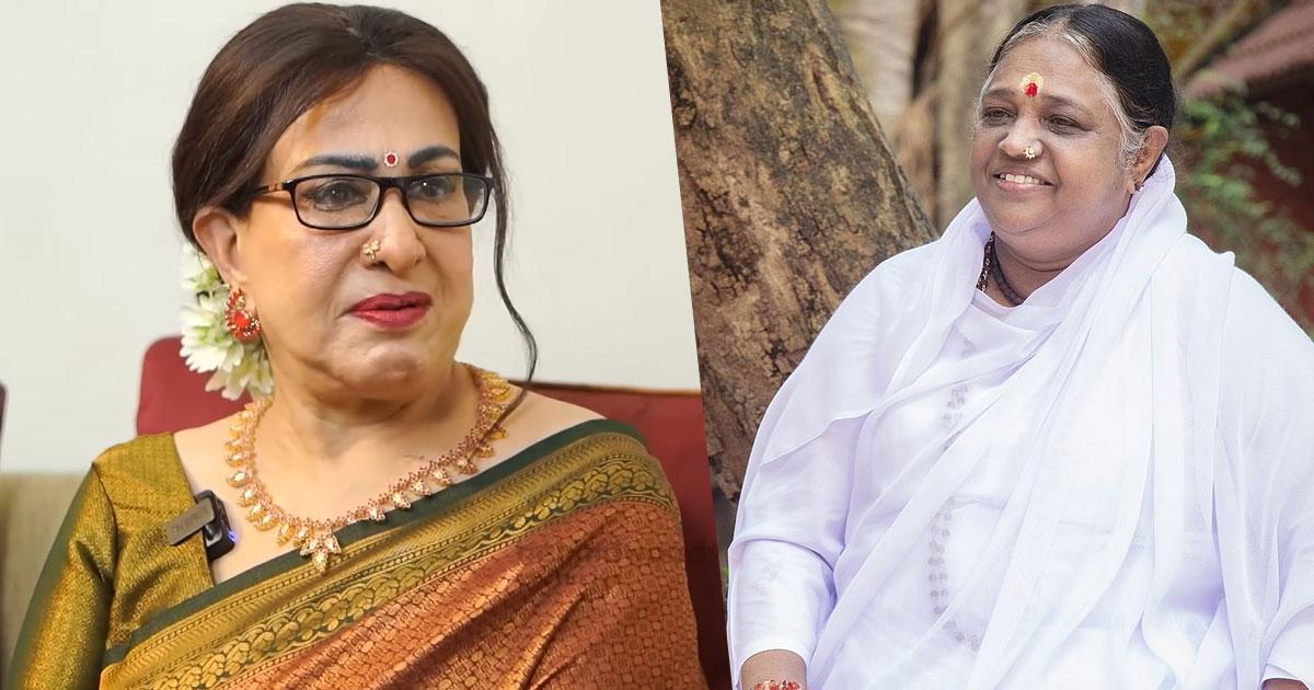 മരണം വരെ അഭിനയിക്കണമെന്ന് മാതാ അമൃതാനന്ദമയി എന്നോട് പറഞ്ഞു ...